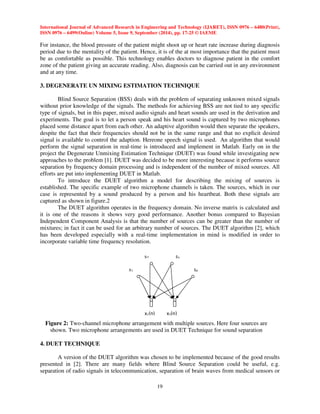 Separation of heart murmur aortic regurgitation sound from sound mixture using component ...