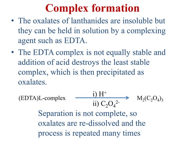 Separation Of Lanthanides Lanthanides And Actinides Pdf