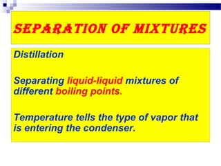 Separationofmixtures 100825041637-phpapp01 | PPT