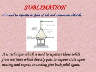 Separation of mixtures | PPTX