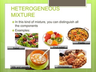 Separation of mixtures and changes | PPTX