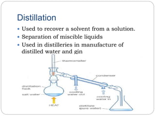 Separationof mixtures andpurification of chemicalsubstances | PPTX