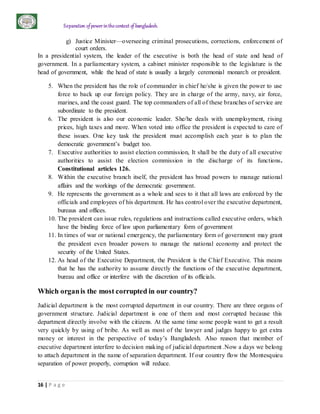 Separation of power | DOCX