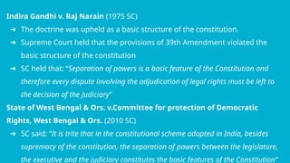 Separation of Power, and its kinds and stuff | PPT