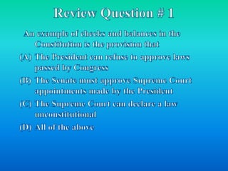 Separation of powers | PPTX | Civic affairs | Politics