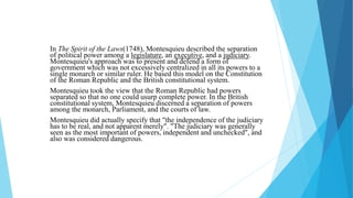 Separation of powers | PPTX