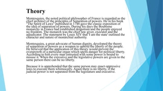 Separation of powers | PPTX