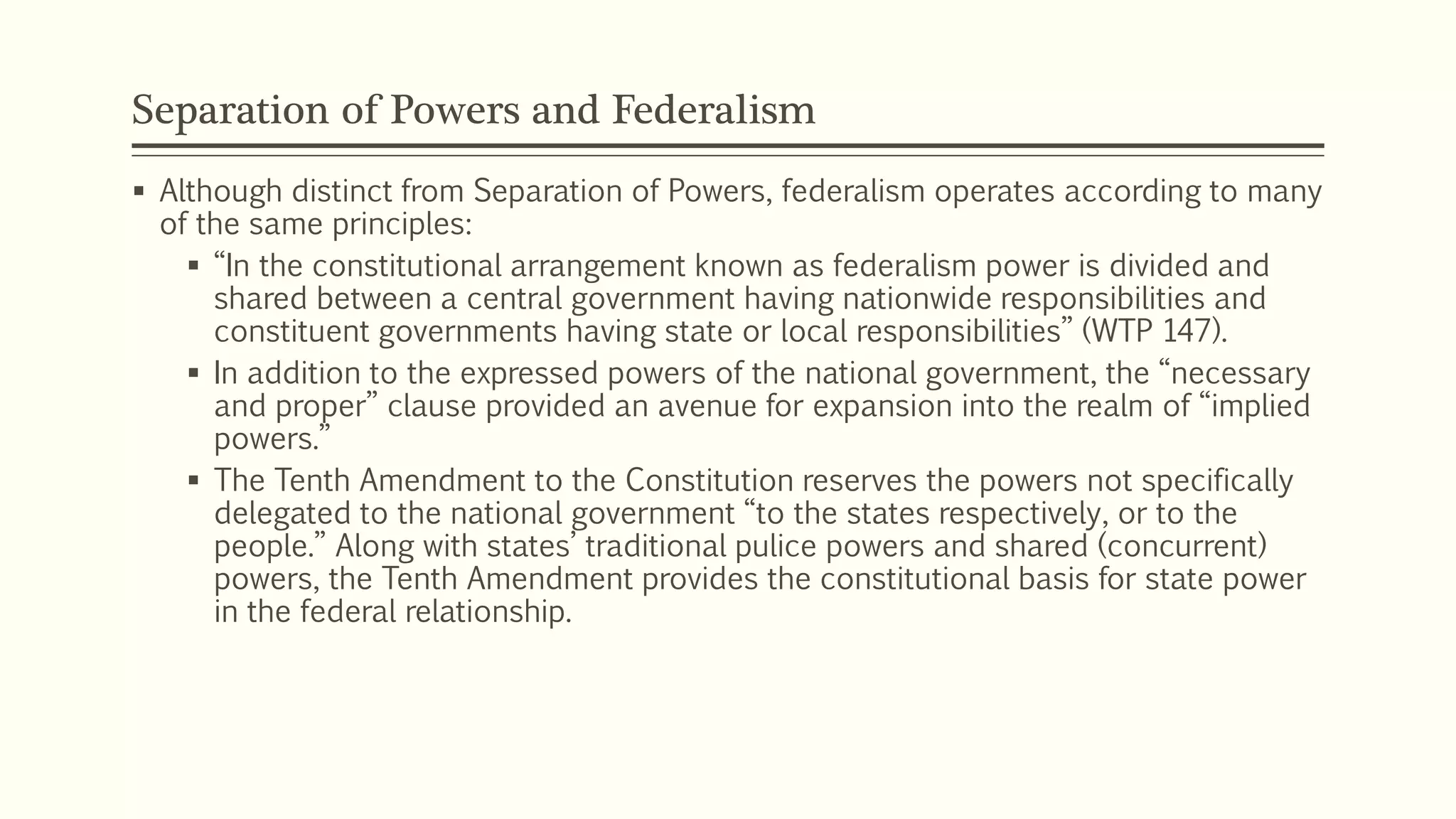 Separation of powers | PPTX
