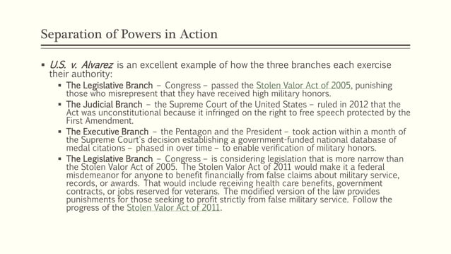 Separation of powers | PPTX