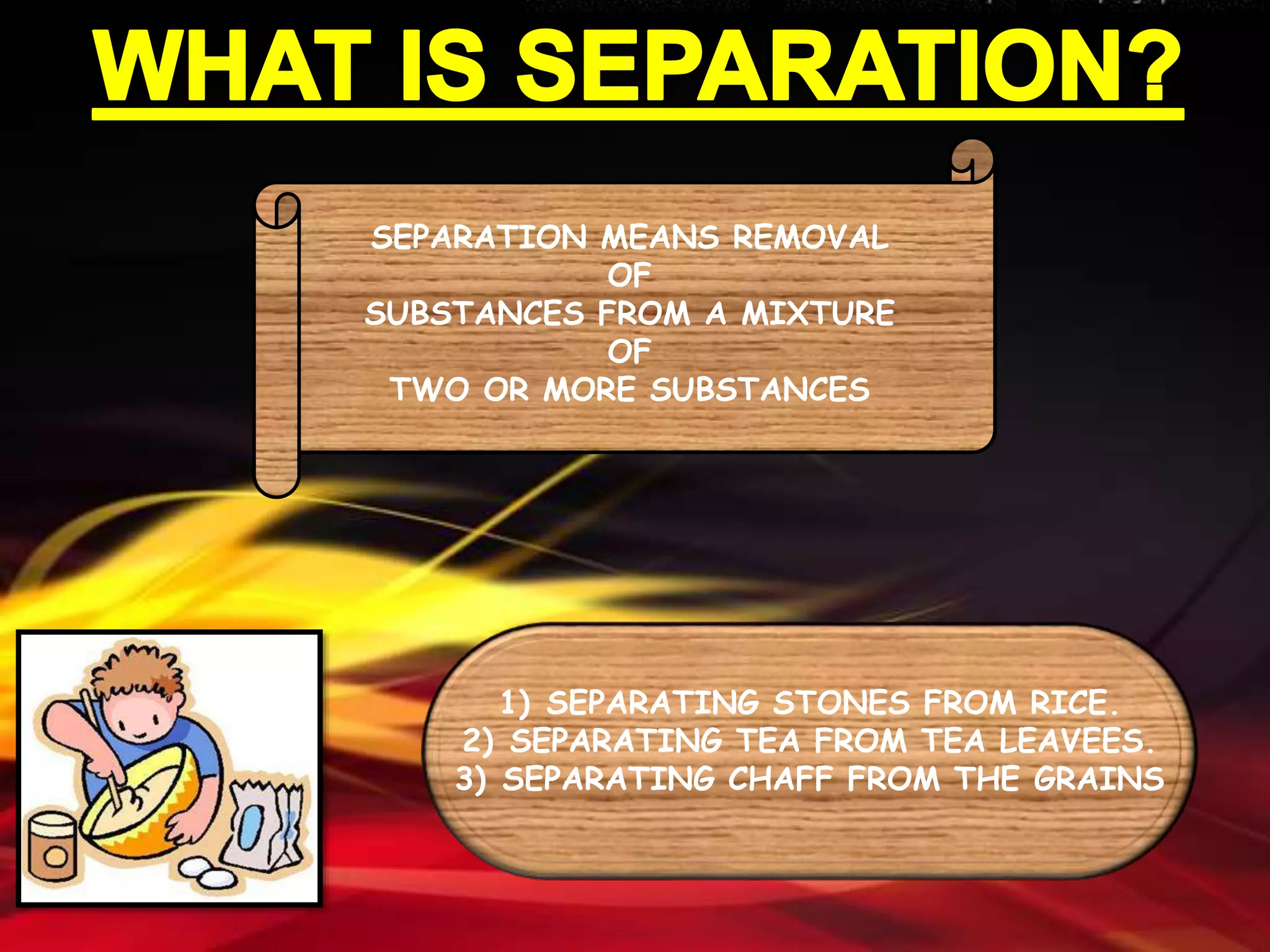 Separation of substances | PPTX