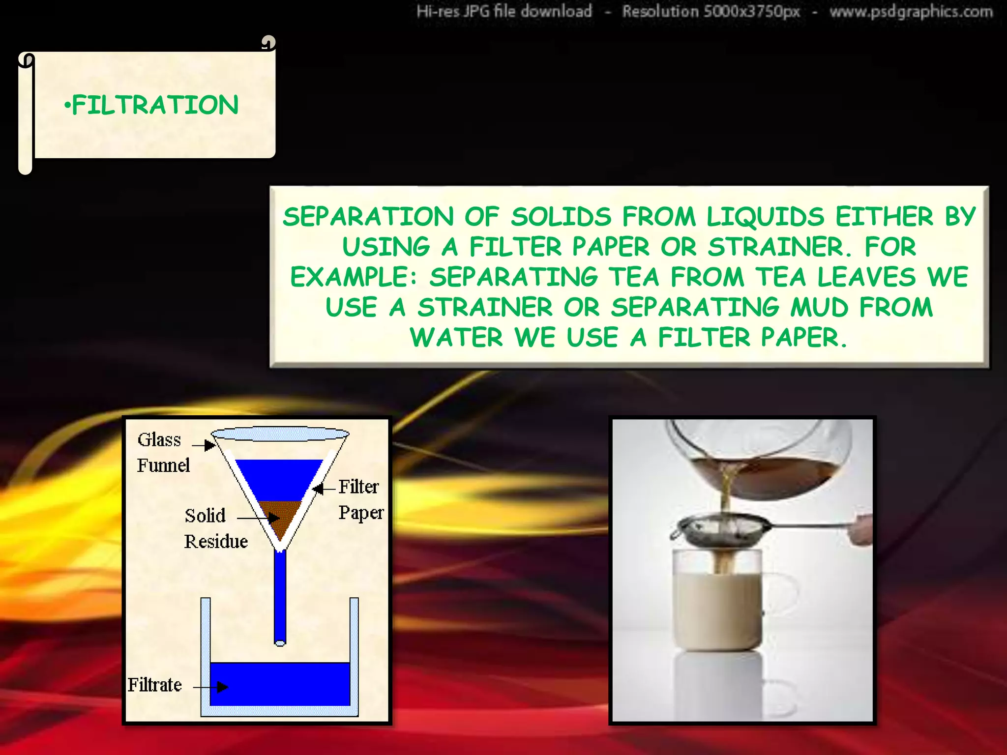 Separation of substances | PPTX