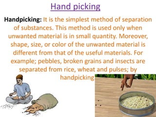 Separation of substances | PPTX