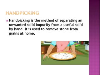 Separation of substances | PPTX
