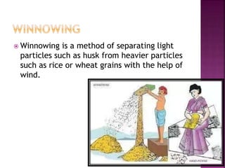 Separation of substances | PPTX