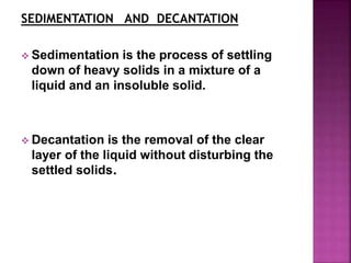 Separation of substances | PPTX