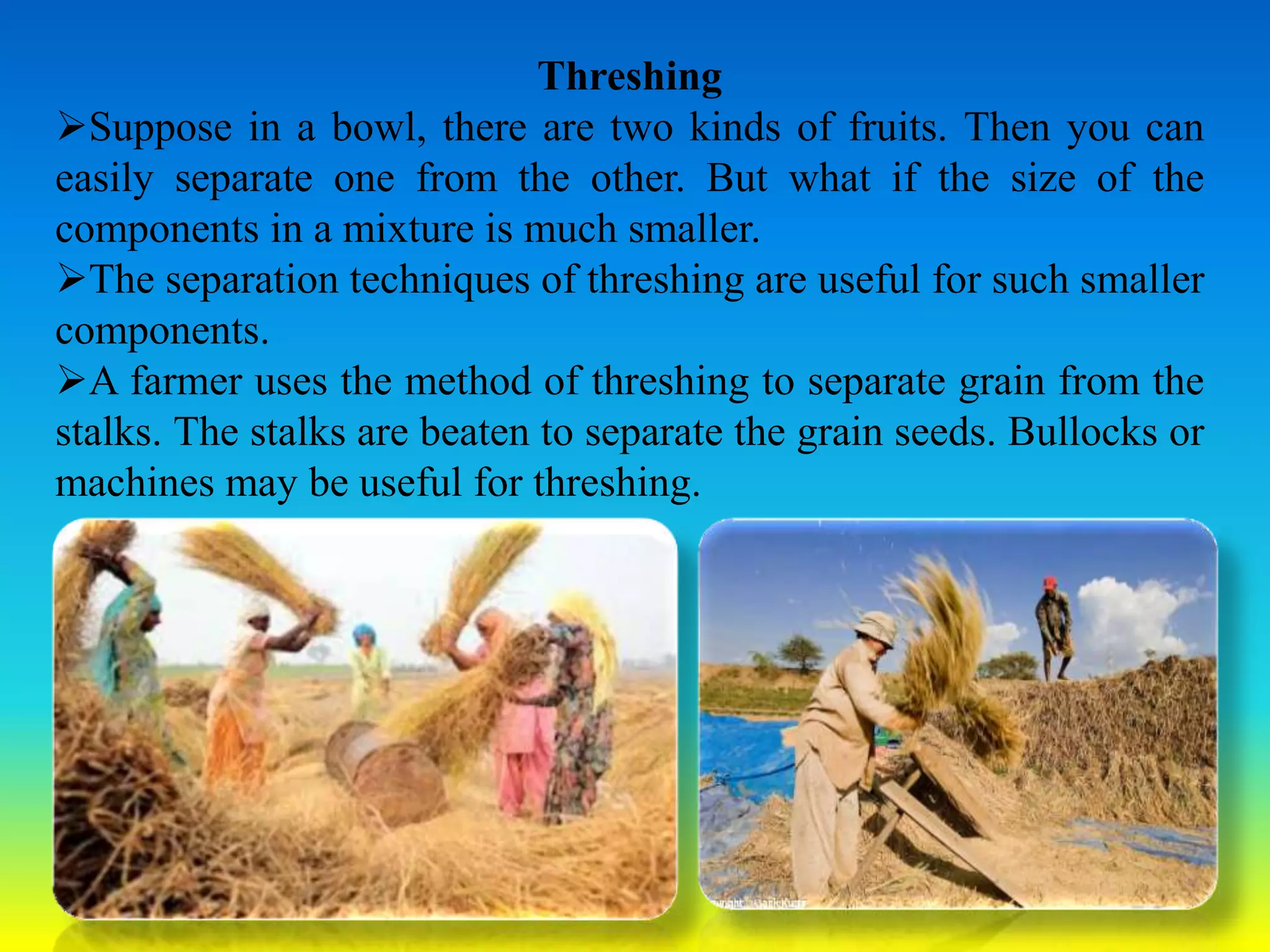 SEPARATION OF SUBSTANCE -SCIENCE (NCERT) CLASS-VI | PPTX
