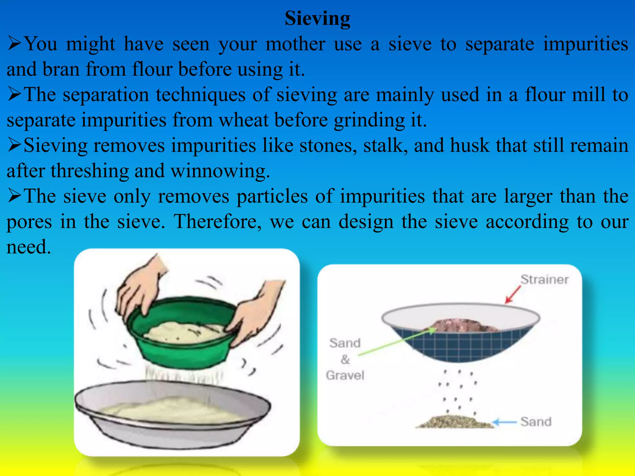 SEPARATION OF SUBSTANCE -SCIENCE (NCERT) CLASS-VI | PPTX