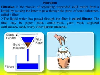 SEPARATION OF SUBSTANCE -SCIENCE (NCERT) CLASS-VI | PPTX
