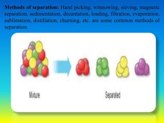SEPARATION OF SUBSTANCE -SCIENCE (NCERT) CLASS-VI | PPT