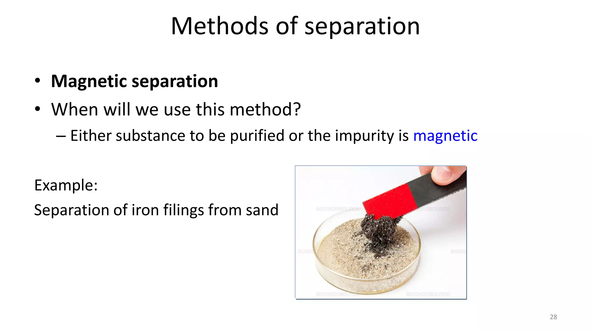 Separation of substances: For class 6 | PDF