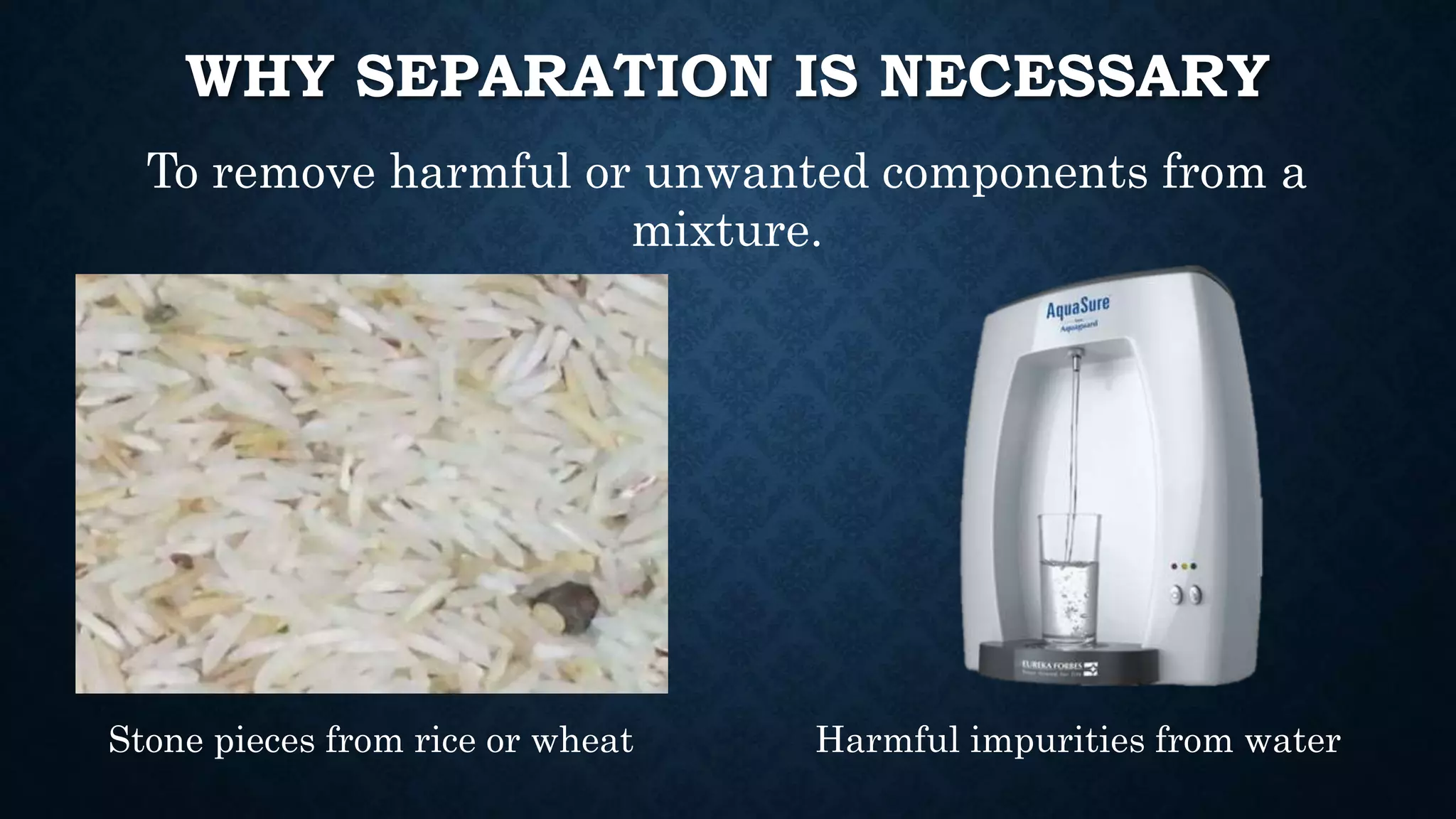 Separation of substances | PPTX