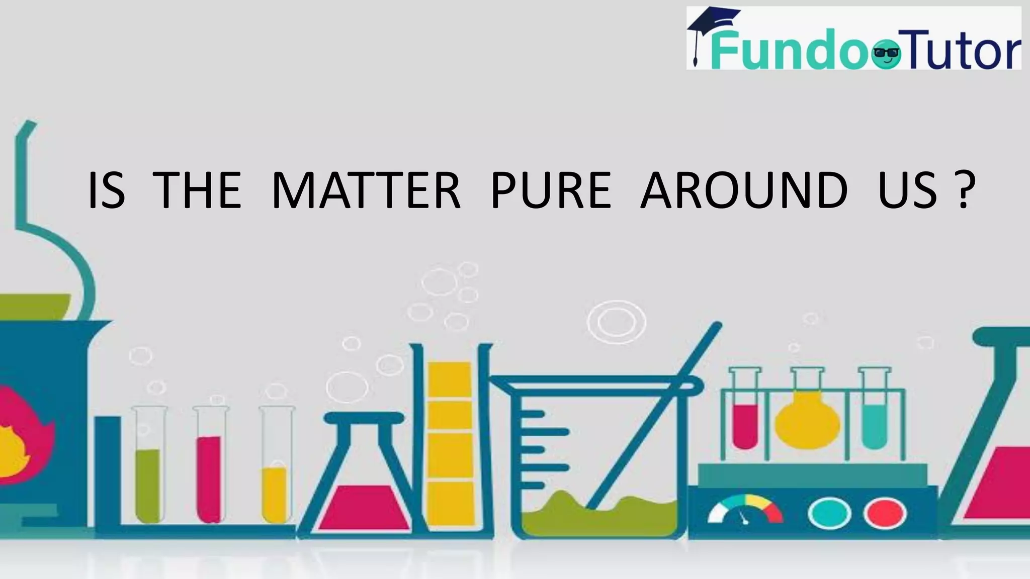 Separation of substances class 9 - khushali thacker | PDF