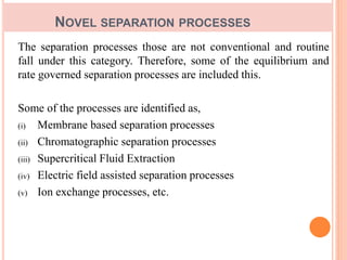 Separation process | PPTX