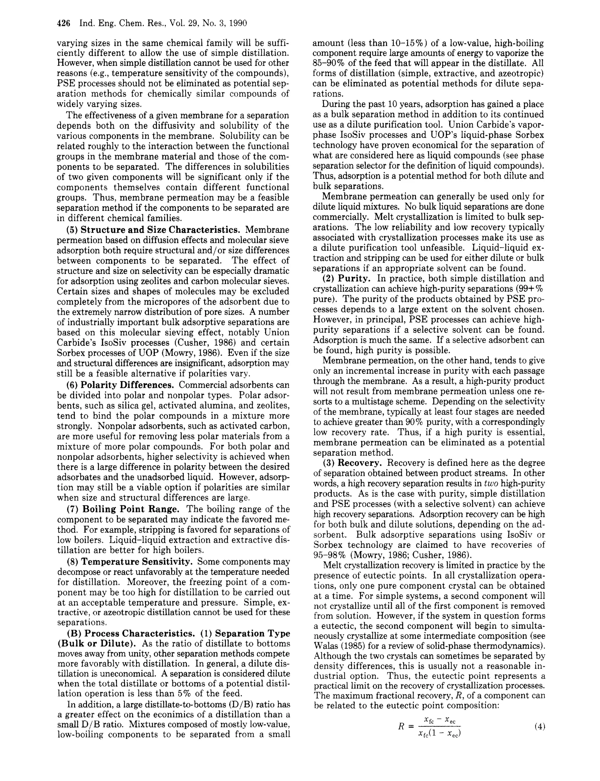 Separation system synthesis liquid mixtures separations | PDF