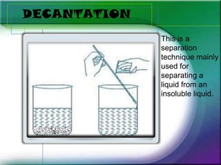 Separation techniques | PPTX
