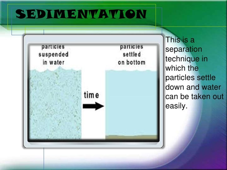 Separation techniques
