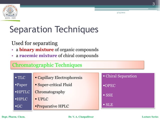 Separation techniques | PPTX