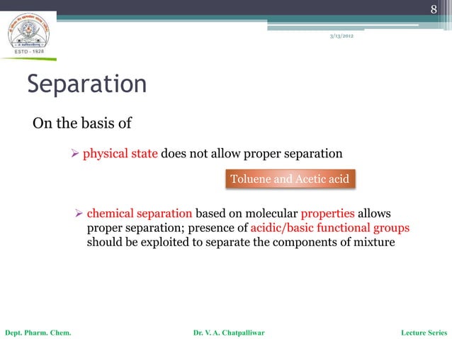 Separation techniques | PPTX