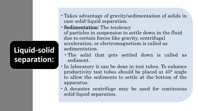 Separation techniques - introduction | PPTX | Physics | Science
