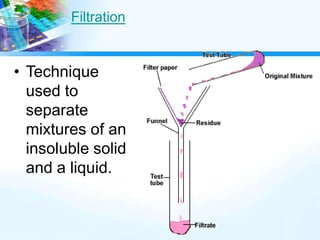 Separation techniques and enterance to chromatography | PPT