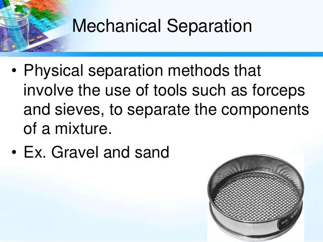 Separation techniques and enterance to chromatography