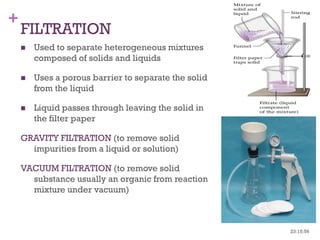 Separation techniques by_dr._sana_mustafa | PPT