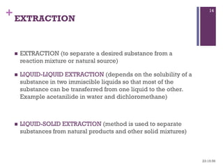 Separation techniques by_dr._sana_mustafa | PPT