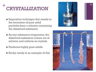 Separation techniques by_dr._sana_mustafa | PPT