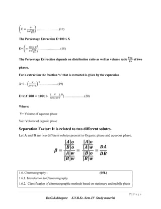 Separation techniques in analytical chemistry | PDF