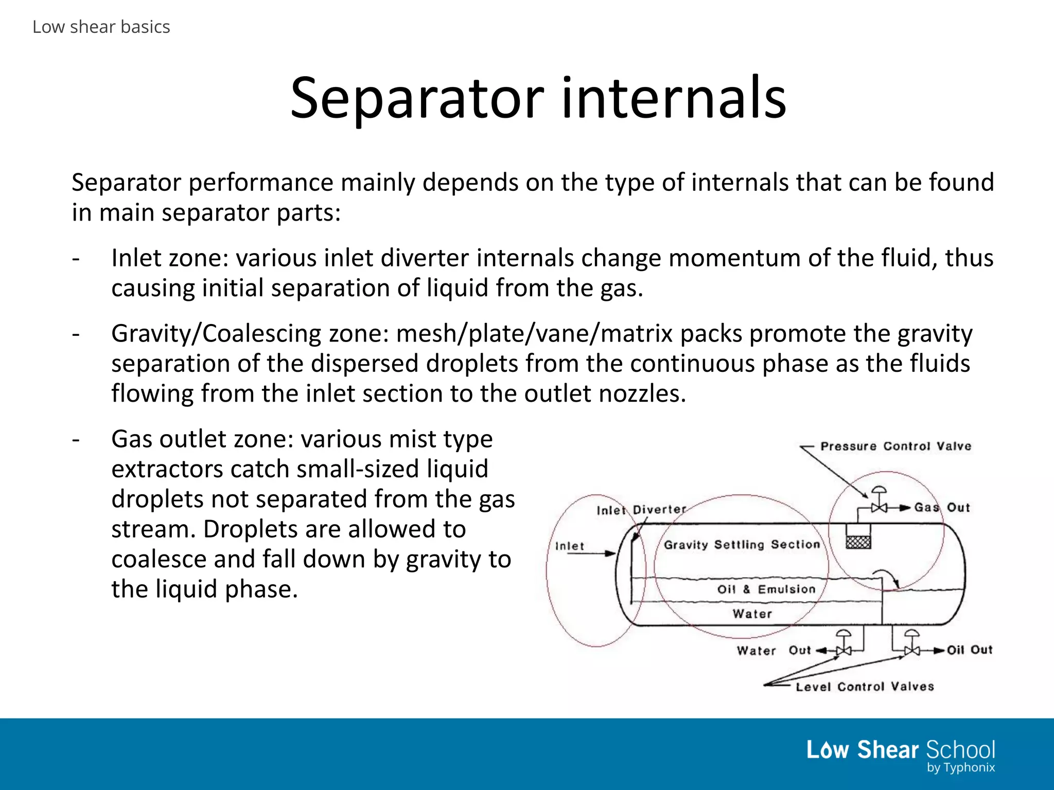 Separator sizing and droplet sizes low shear school - 2017 | PDF