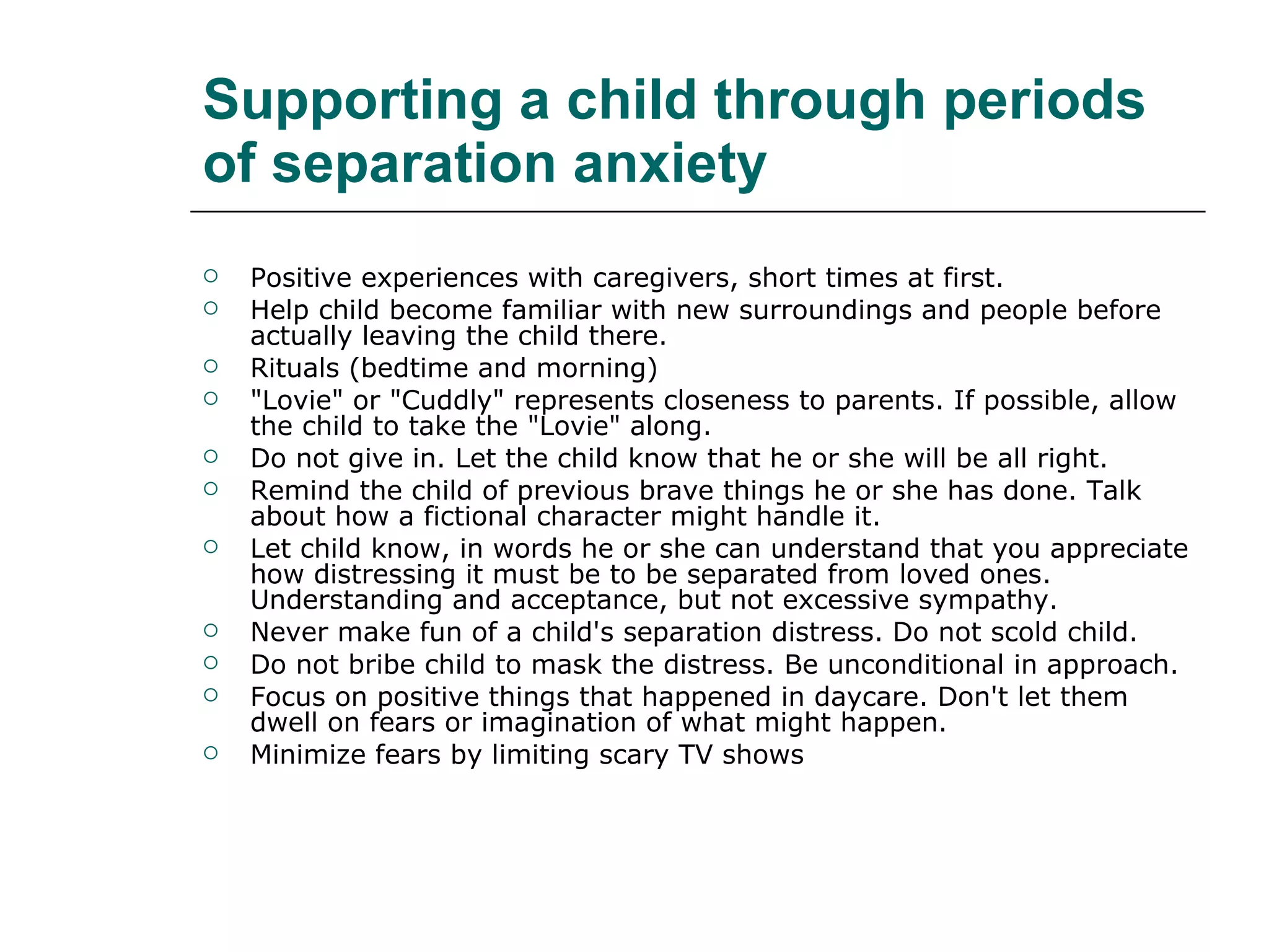 Separtion Anxiety | PPT