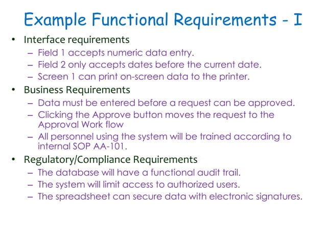 Software Engineering : Requirement Analysis & Specification | PDF