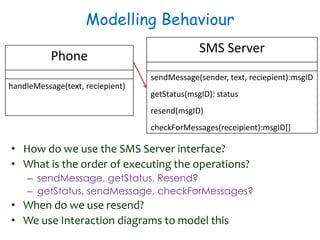 Software Engineering :Behavioral Modelling - I Sequence diagram | PDF