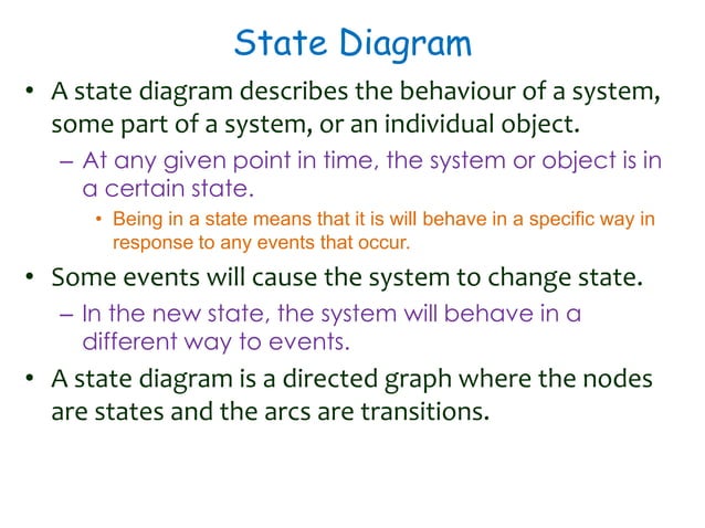Software Engineering :Behavioral Modelling - II State diagram | PDF