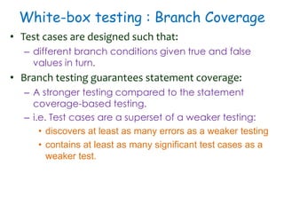 Software Engineering : Software testing | PDF