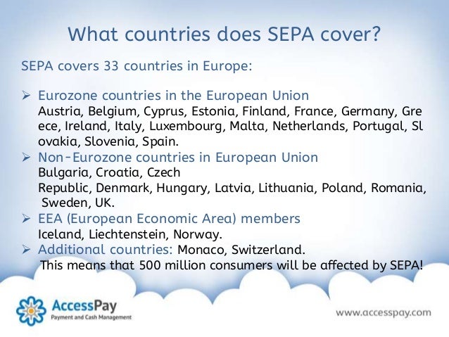 SEPA (Single Euro Payments Area) - Key facts and information