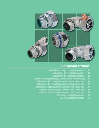 SEPCO Steel Electric Conduit & Cable Fittings - Liquidtight Fittings | PDF