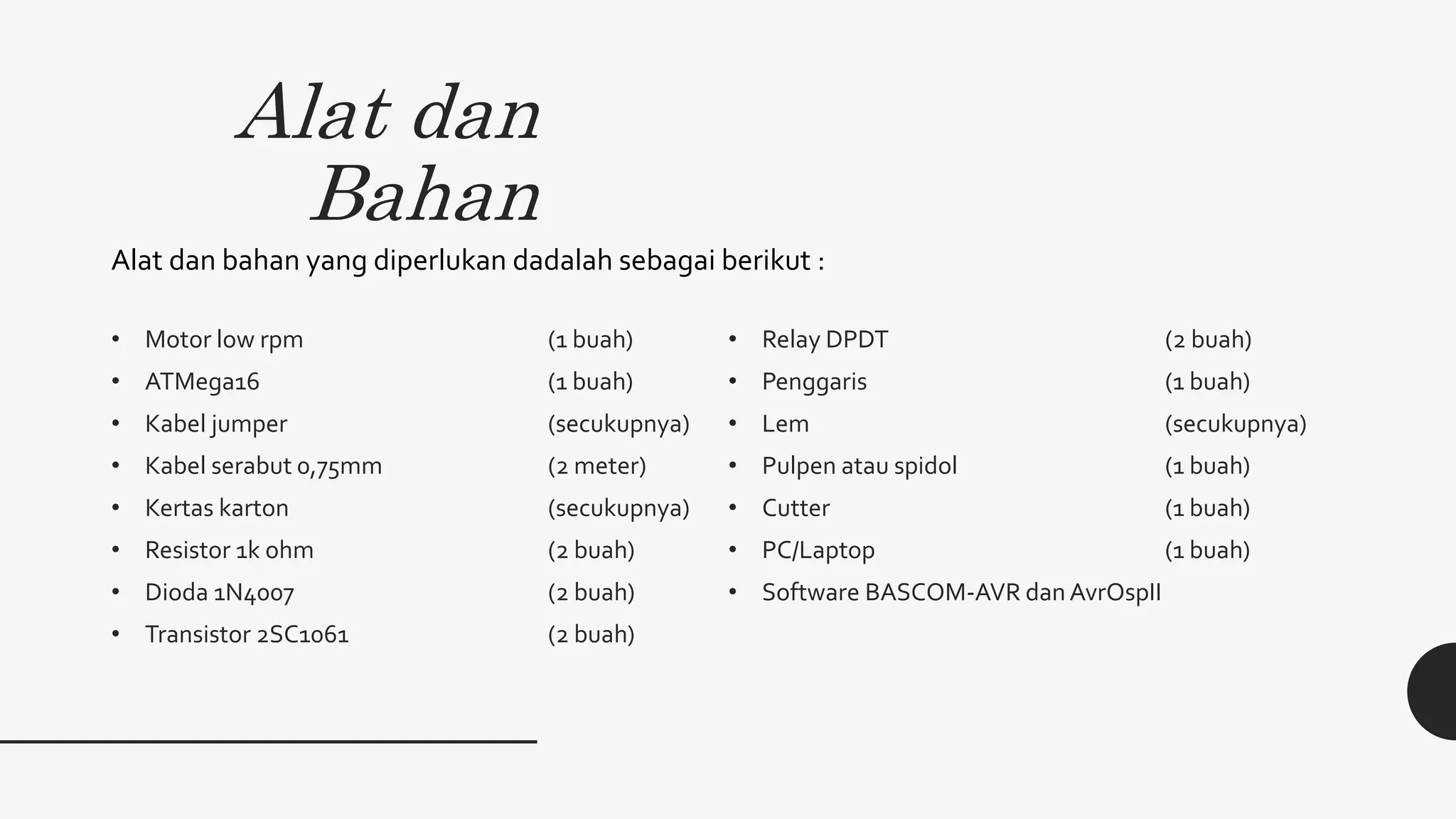 Robot Sepeda Roda Tiga | PPTX