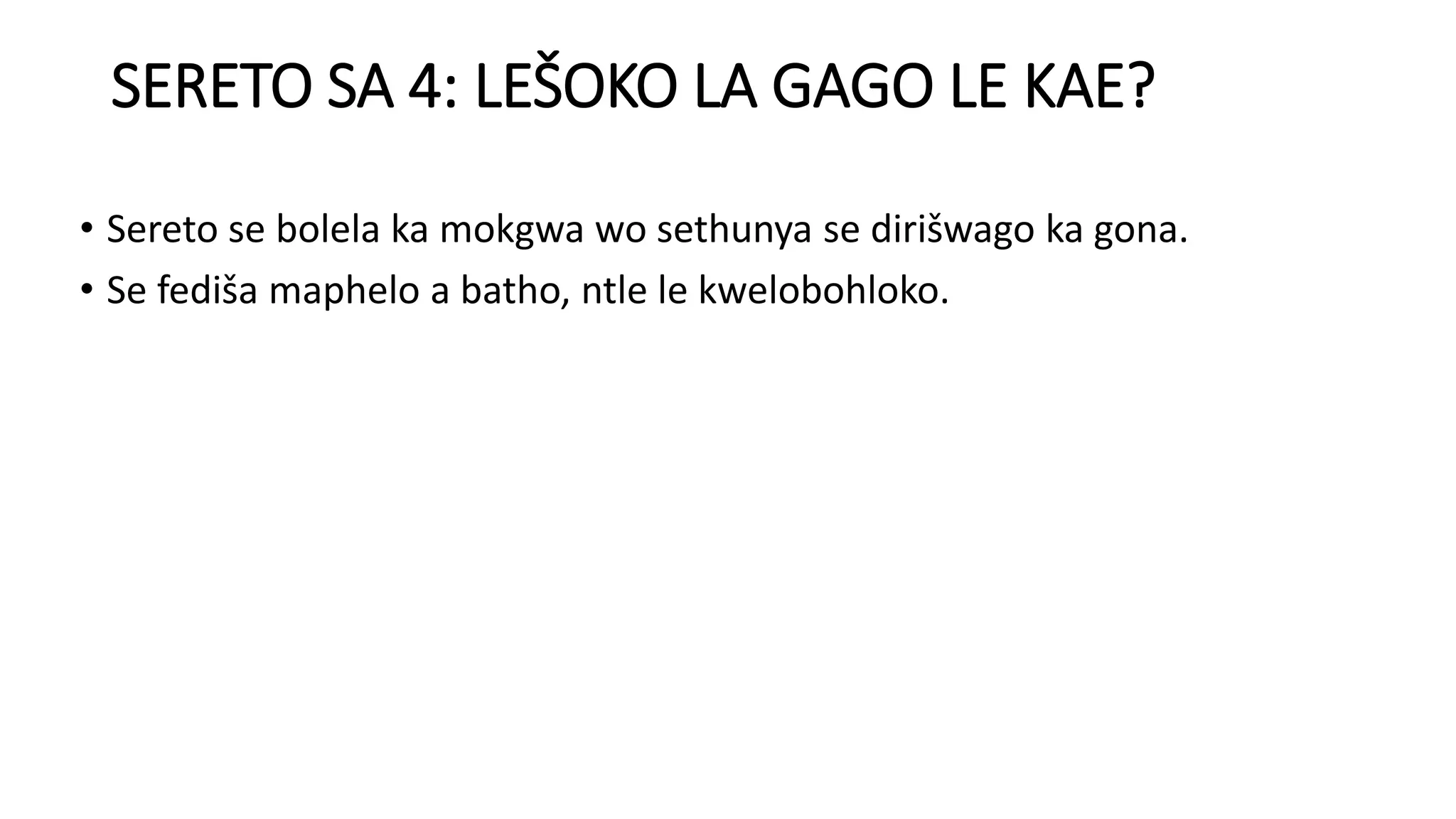 This is Sepedi HL P2 Notes for all Grade, From Grade 10 to matrix | PDF