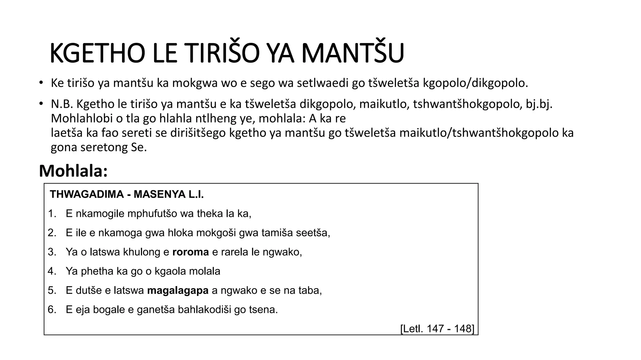 This is Sepedi HL P2 Notes for all Grade, From Grade 10 to matrix | PDF